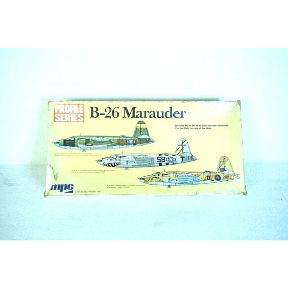 MPC | Toys | Mpc B26 Marauder 72 Scale Model Kit Ready To Assemble 3 ...